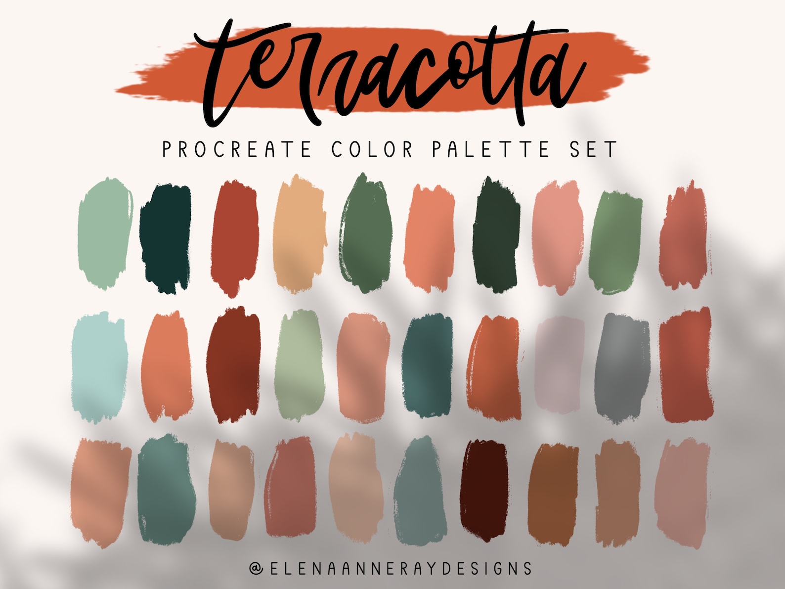 4 Procreate Color Palettes Gradient Procreate Color Palette - Etsy