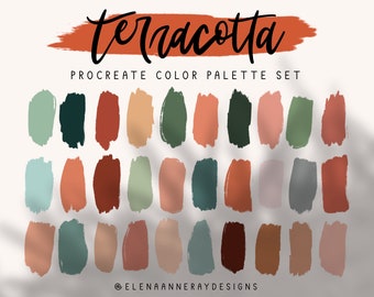 Clay Color Palette - Etsy