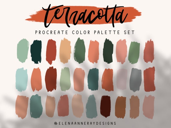 4 Procreate Color Palettes Gradient Procreate Color Palette - Etsy