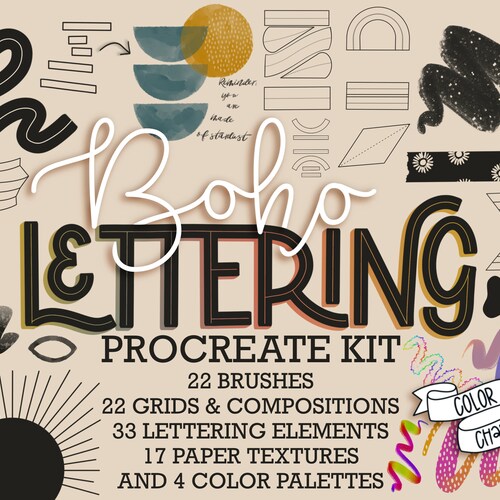 Procreate Brushes Procreate Grid Builder Glitter Brush | Etsy