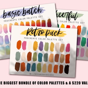 Procreate Color Palette Bundle With Hundreds of Palettes & Thousands of ...