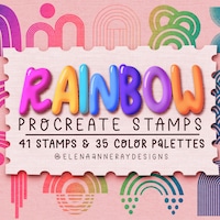 Smooth Retro Colour Palette for Procreate | 30 Colours/swatches - Etsy UK