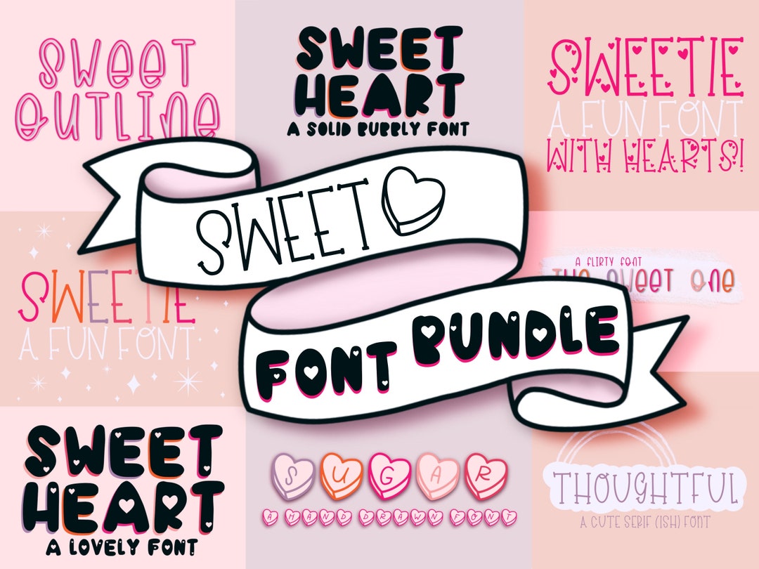 Sweet Handwritten Font Bundle – Procreate & Cricut Fonts (TTF, OTF) - Etsy