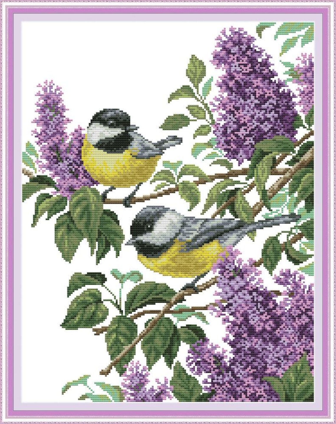 Two Birds Cross Stitch Kit Printed/Unprinted | Etsy