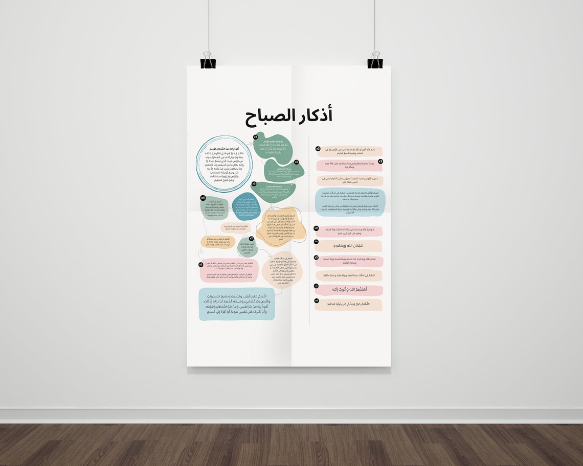 Athkar Assabah Islamic Wall Art Islamic Decor PDF Print Download Eid ...