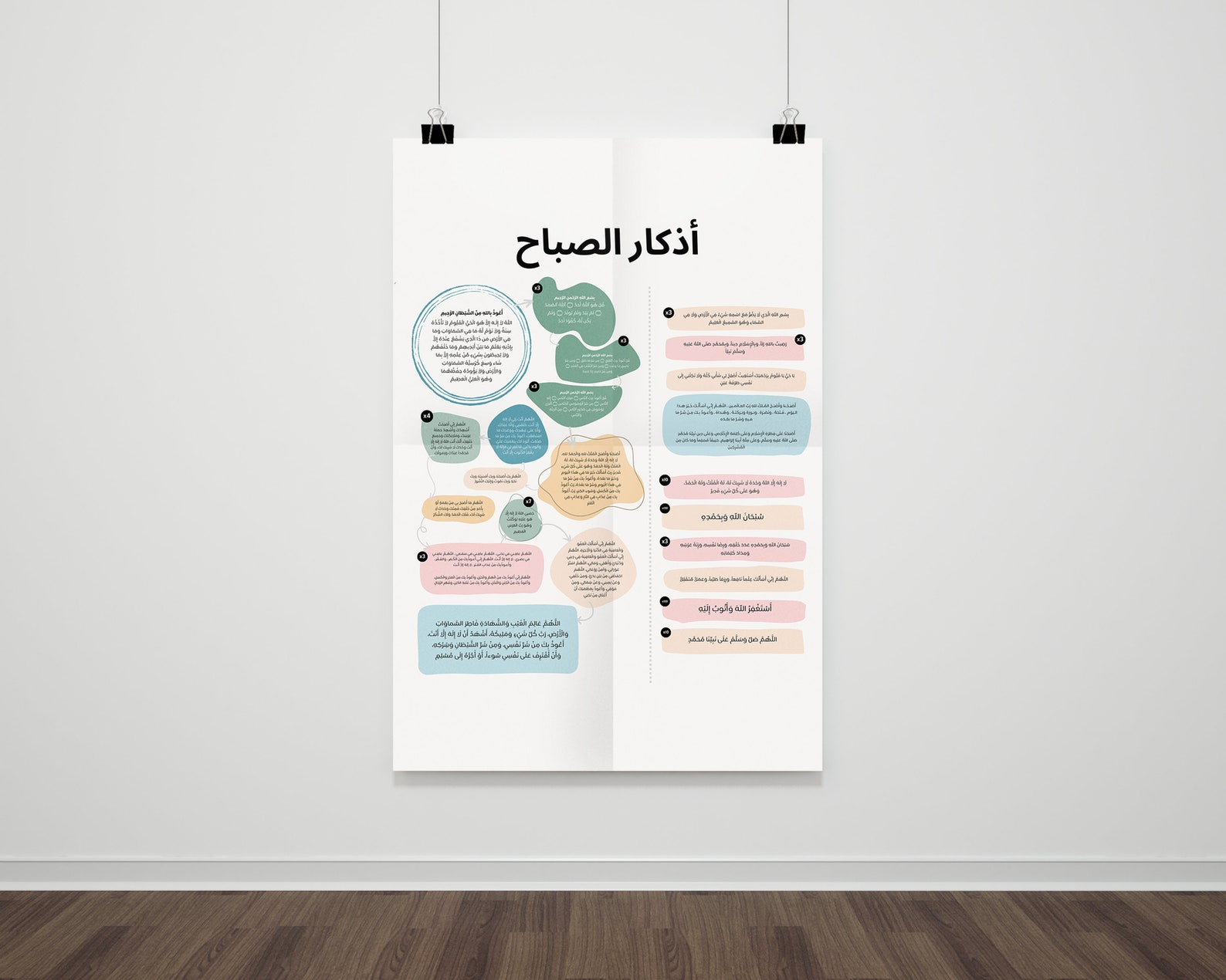 Athkar Assabah Islamic Wall Art Islamic Decor PDF Print Download Eid ...