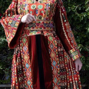 Unique Traditional Palestinain Thob Palestinian Wedding Handmade ...
