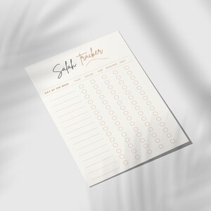 Salah Tracker | Muslim Prayer Tracker | Salah Tracker Checklist ...