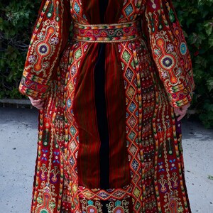 Unique Traditional Palestinain Thob Palestinian Wedding Handmade ...