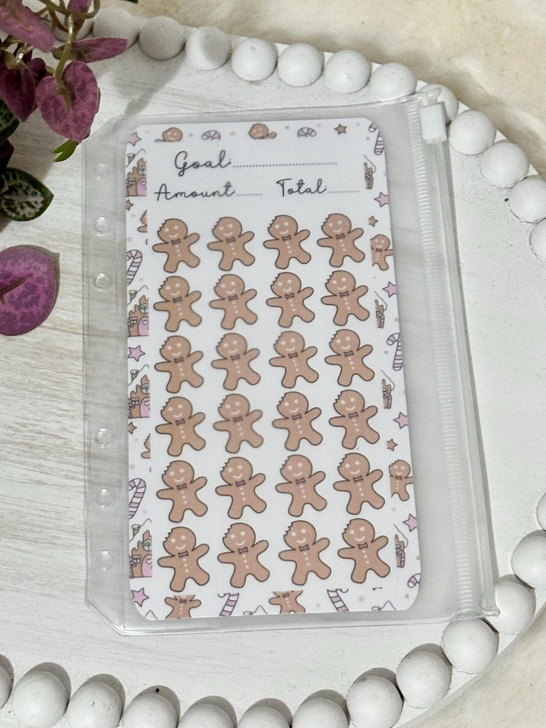 Gingerbread Man Savings Tracker, Christmas Savings Challenge Trackers ...