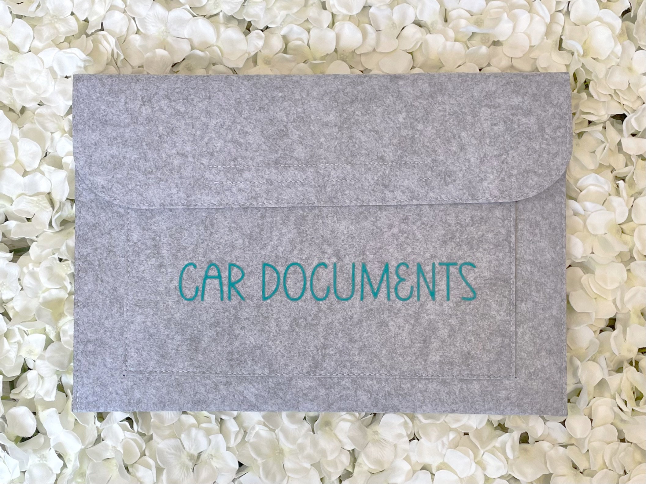 Personalised Car Documents Folder Car Paperwork Organiser - Etsy UK