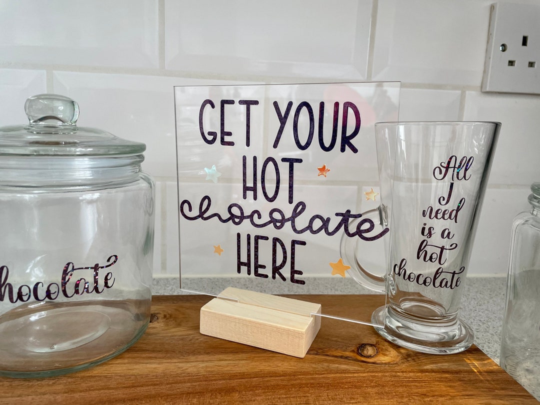 Customised Hot Chocolate Station Sign, Hot Chocolate Bar Sign, Coffee ...