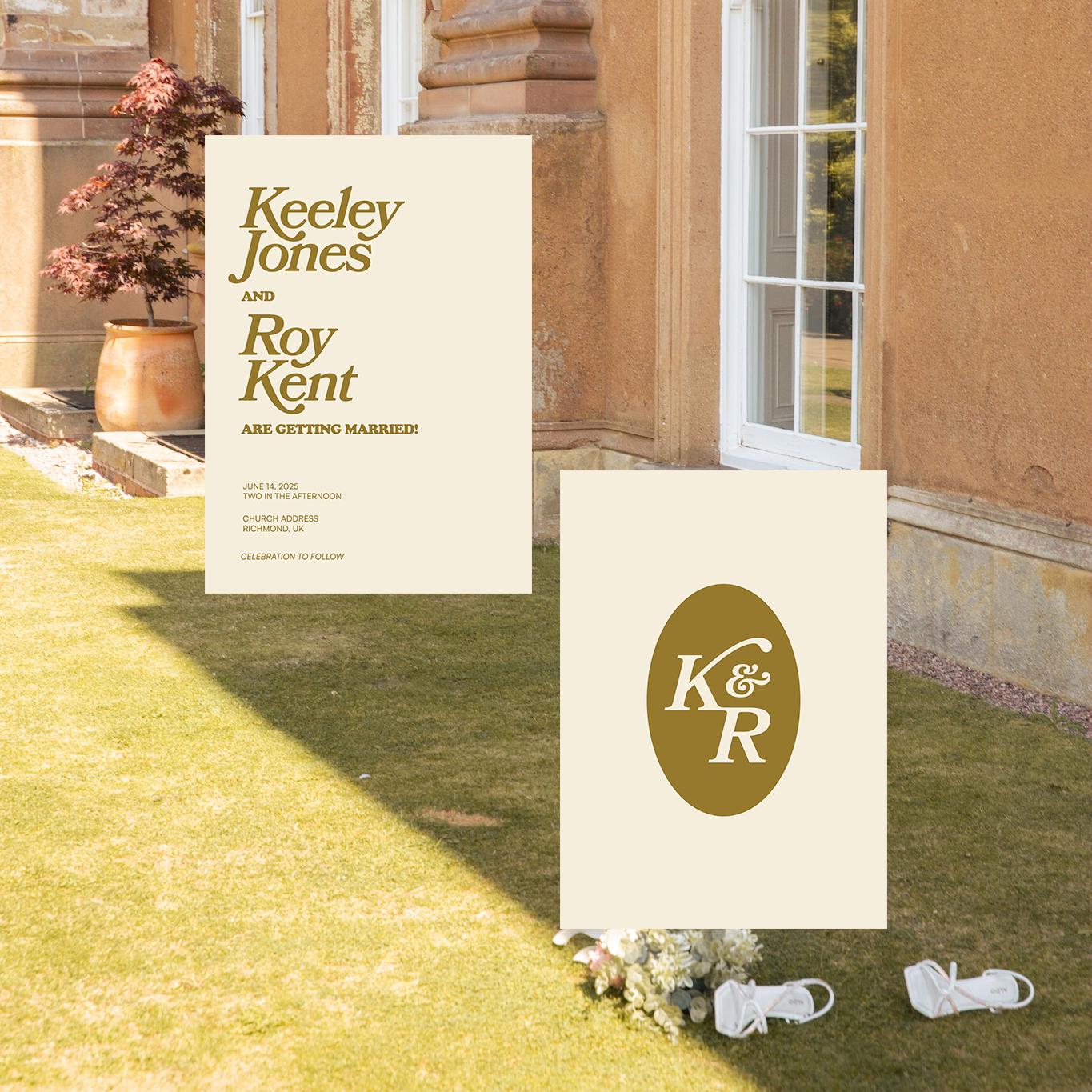 Funky Wedding Invite | Bold Wedding Invite | Colourful Wedding ...