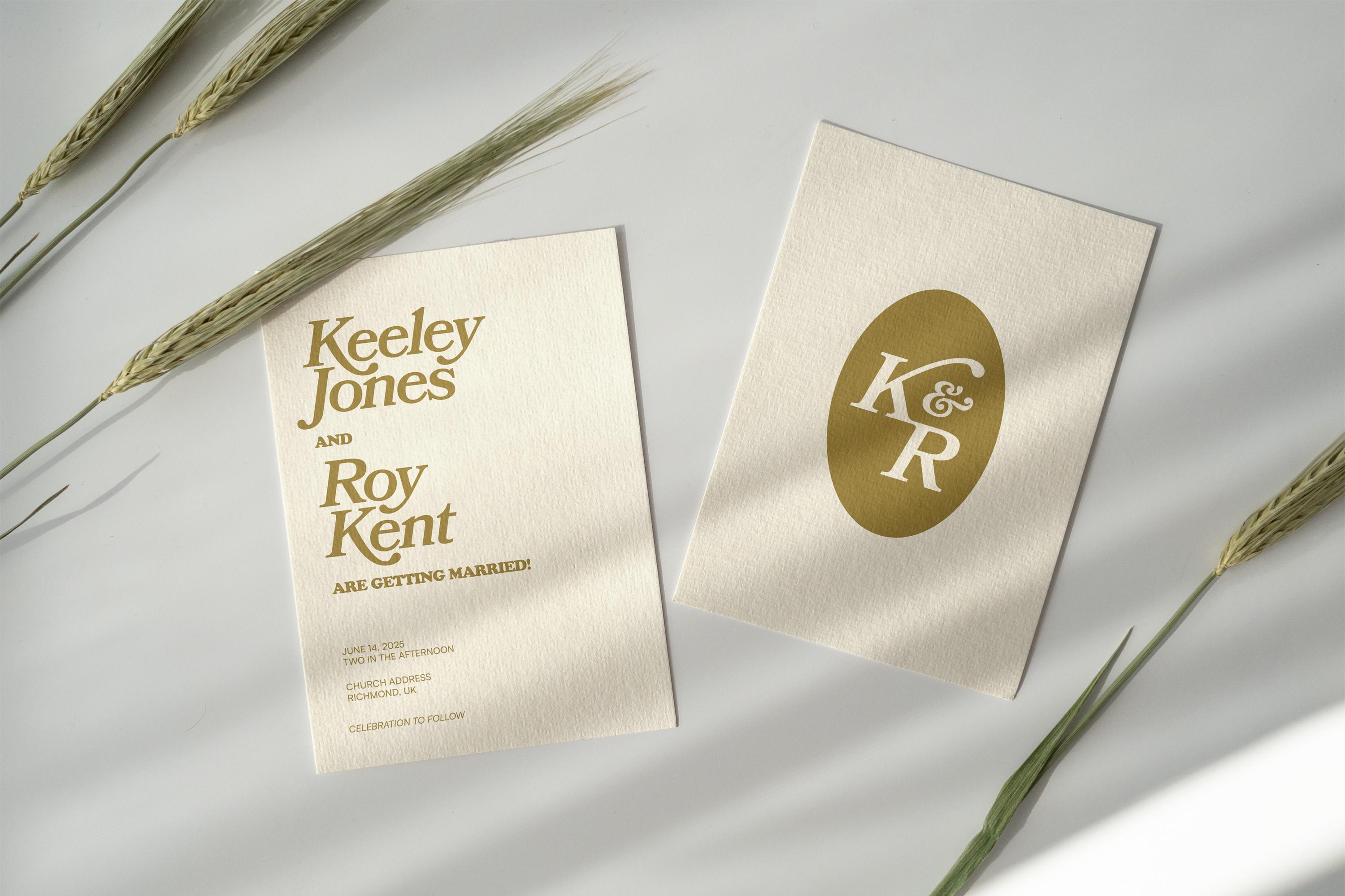 Funky Wedding Invite | Bold Wedding Invite | Colourful Wedding ...