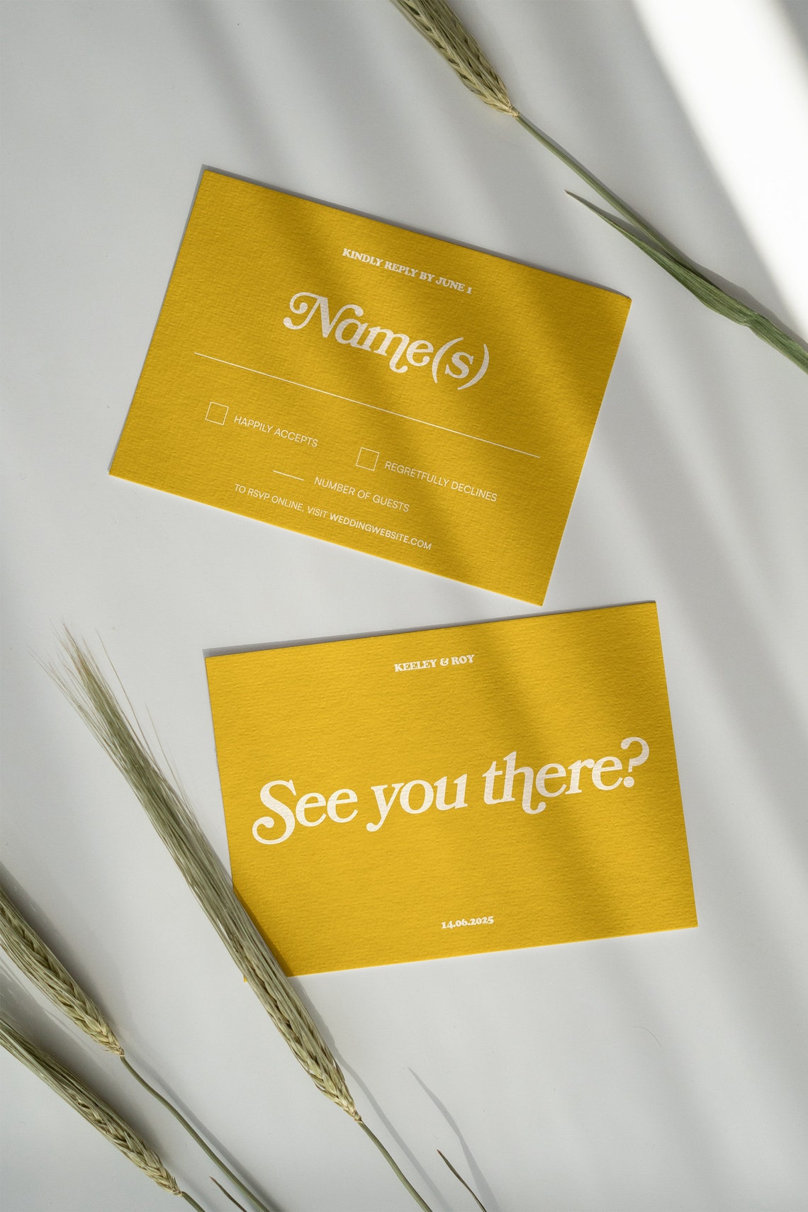 Funky Wedding Invite | Bold Wedding Invite | Colourful Wedding ...