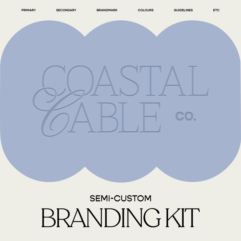Custom Branding Kit, Branding Package, Small Business Branding, Custom ...