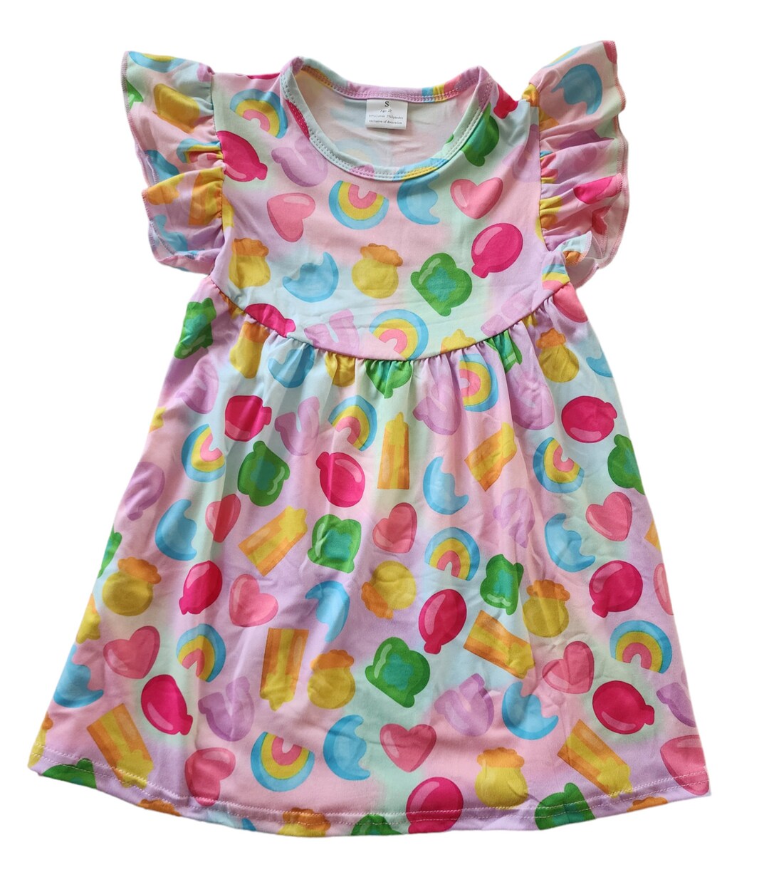 Lucky Marshmallow Flutter Sleeve Dress - Etsy