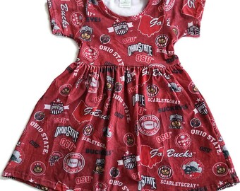Ohio State Dress - Etsy
