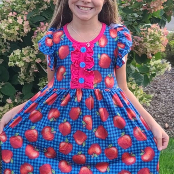Apple Dress - Etsy