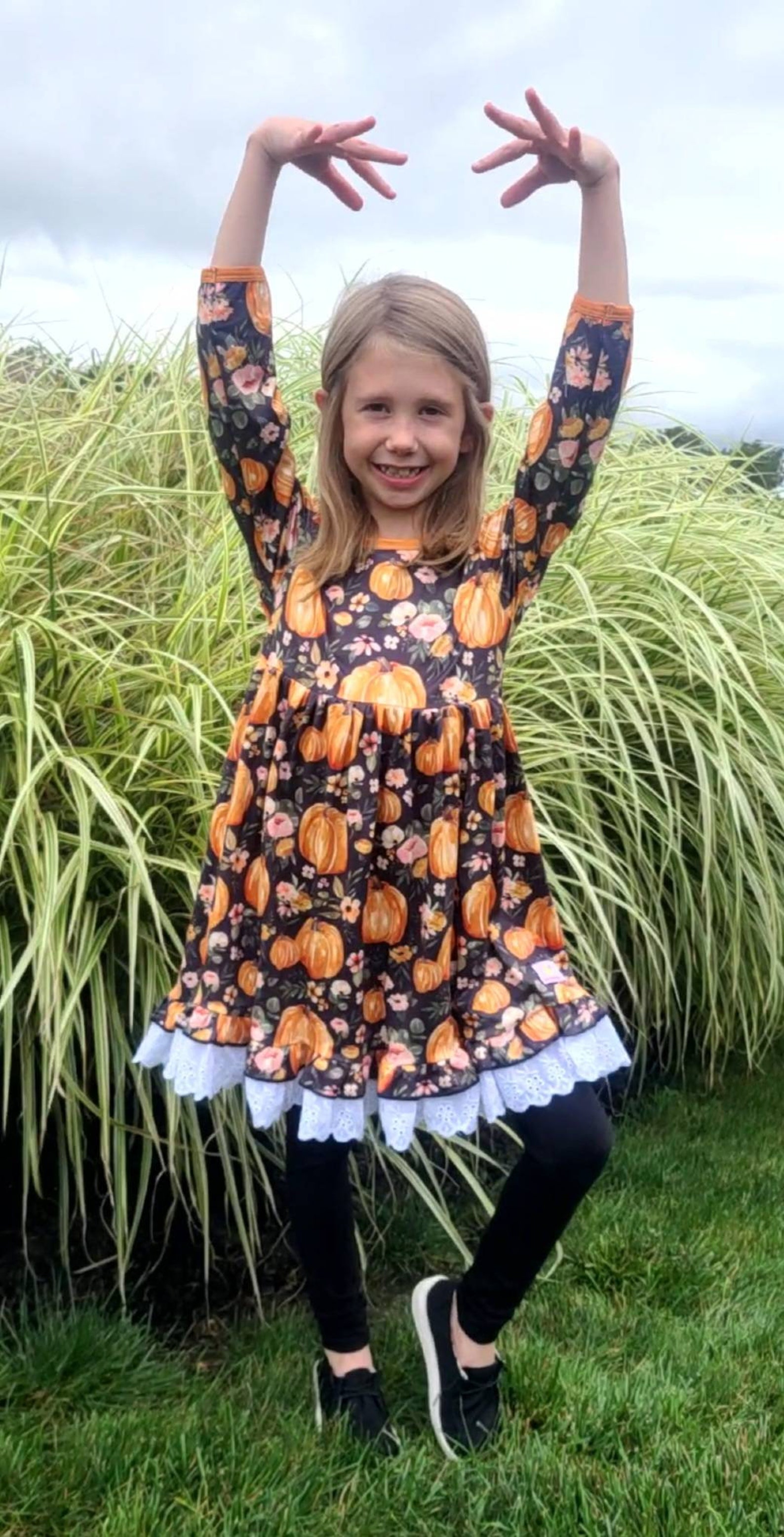 Pumpkin Patch Twirl Dress - Etsy