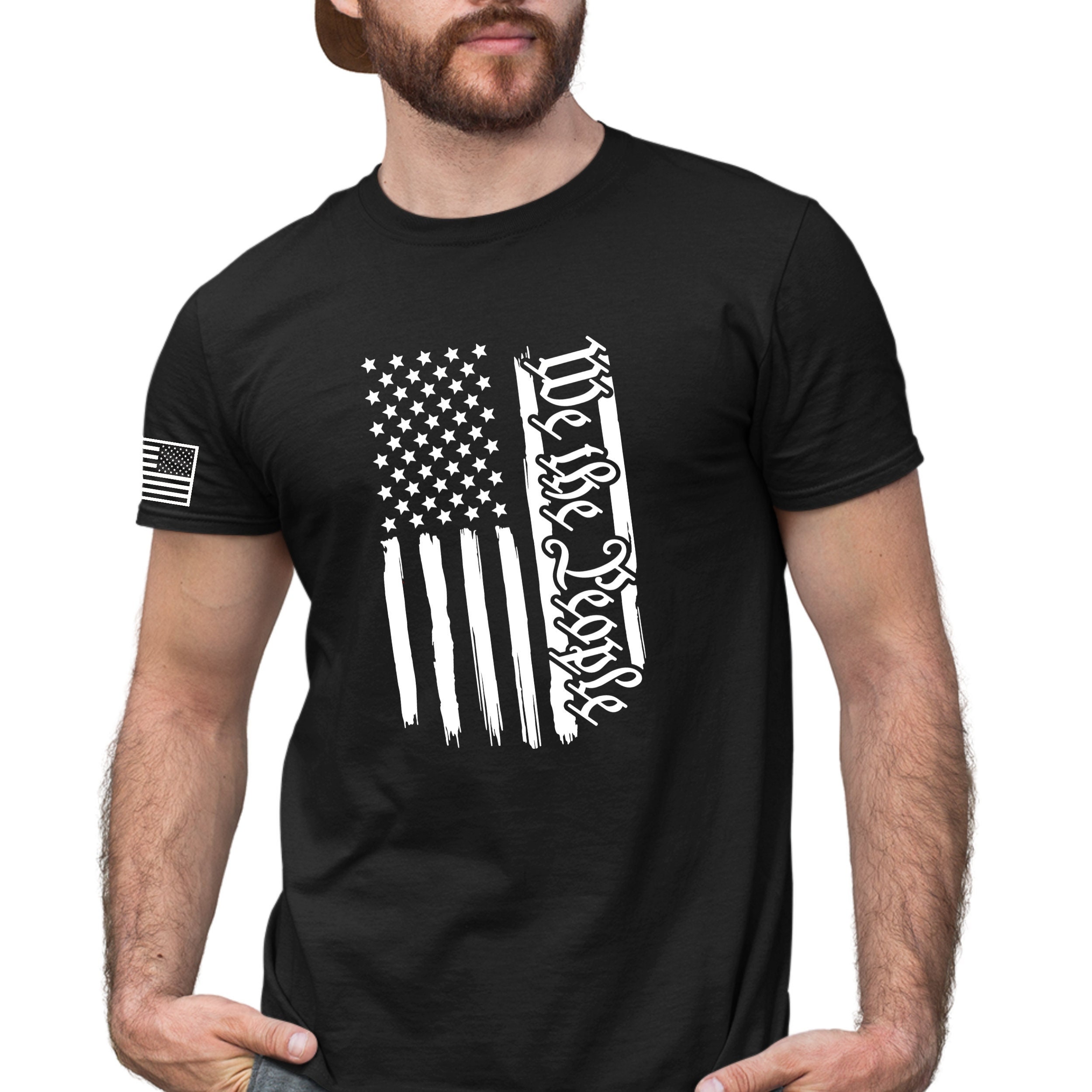 We the People American Flag Shirt: Patriotic USA Liberty Tee - Etsy