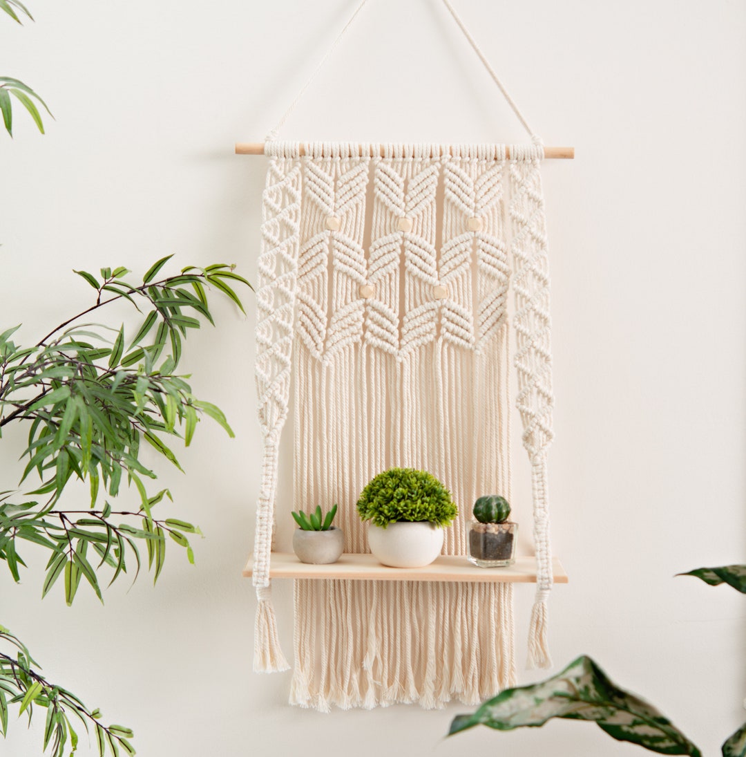 Makramee Wandbehang Boho-Wand-Dekor gewebtes Seil - Etsy Österreich