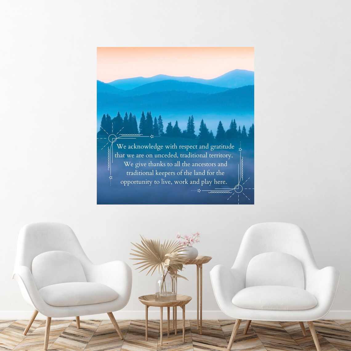 Land Acknowledgment Art, Indigenous Cultural Safety Art, Indigenous ...