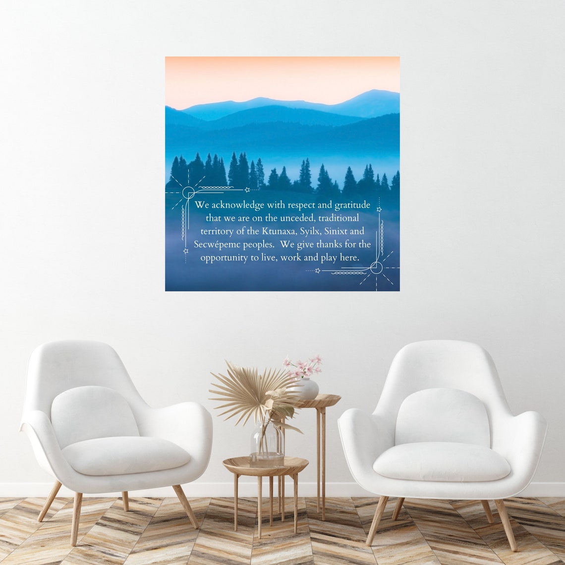 Land Acknowledgment Art, Indigenous Cultural Safety Art, Indigenous ...