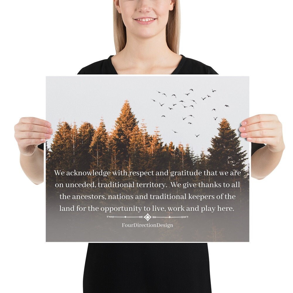 Land Acknowledgment Art, Indigenous Cultural Safety Art, Indigenous ...