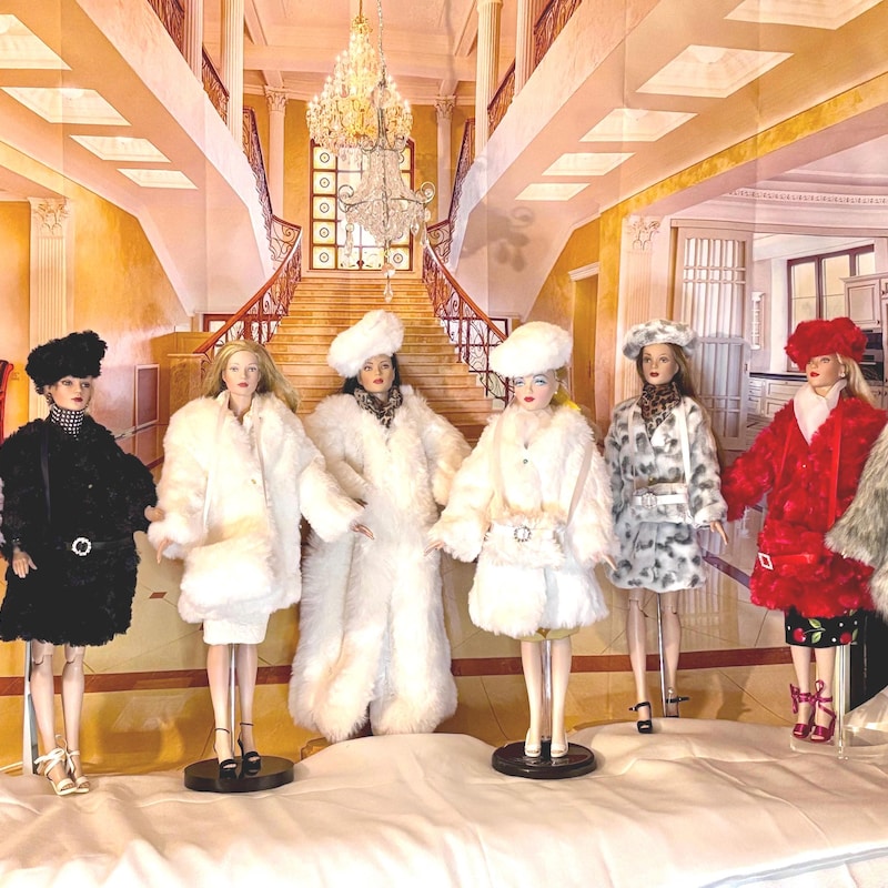 Red Leopard Faux Fur Coat - Etsy