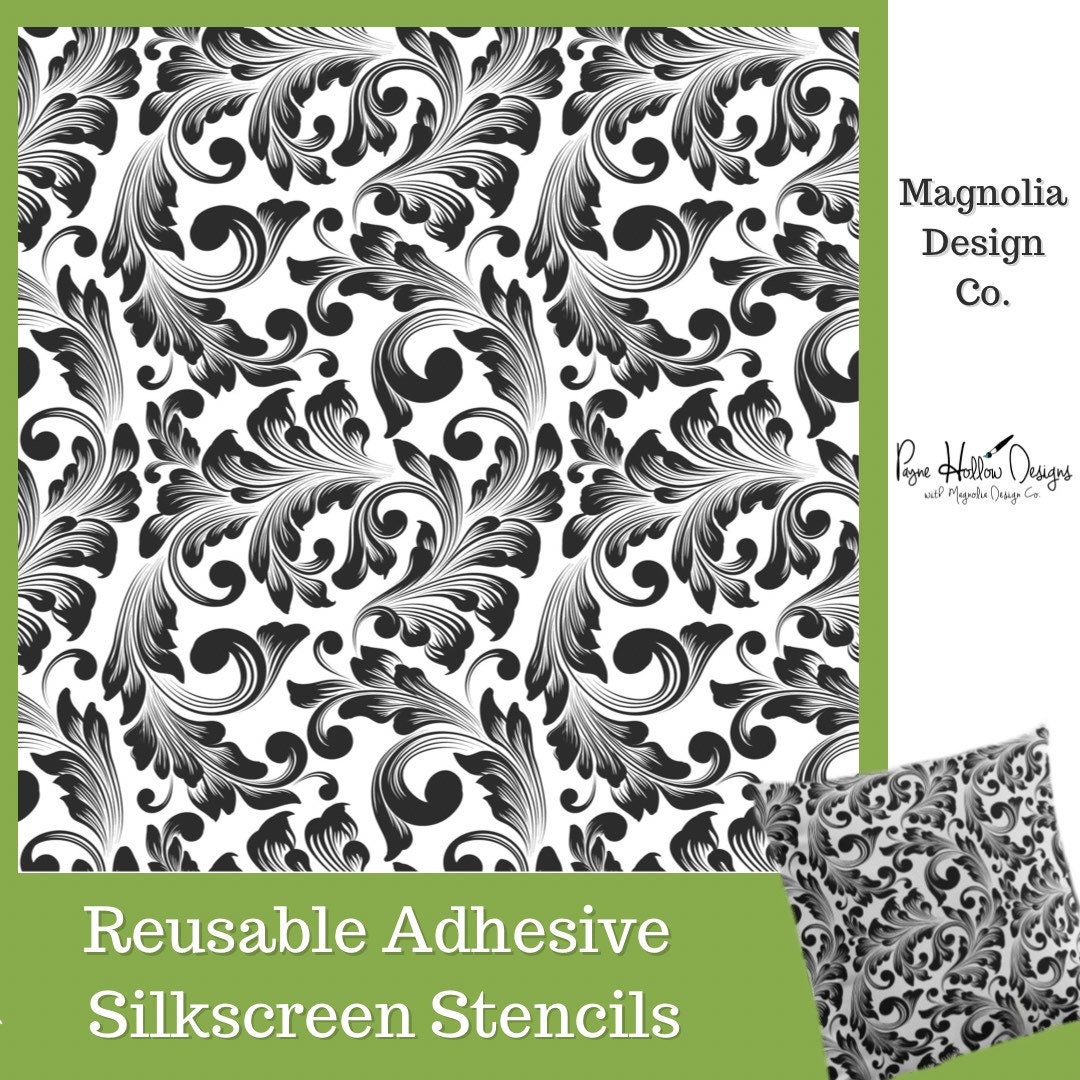 Victorian Pattern Stencil Magnolia Design Co 15 X 15 - Etsy