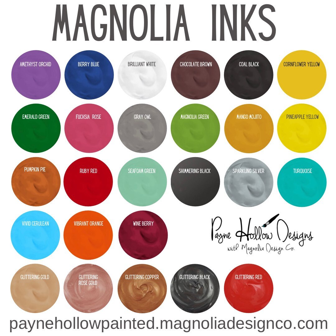 GLITTERING COPPER Permanent Ink Magnolia Design Co Permanent - Etsy
