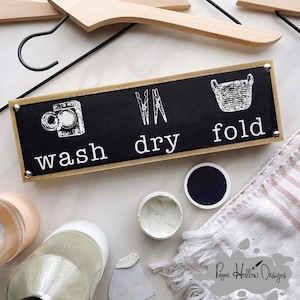 Laundry Room Reusable Mesh Stencil • 12 X 18 • Silkscreen Stencil • DIY ...