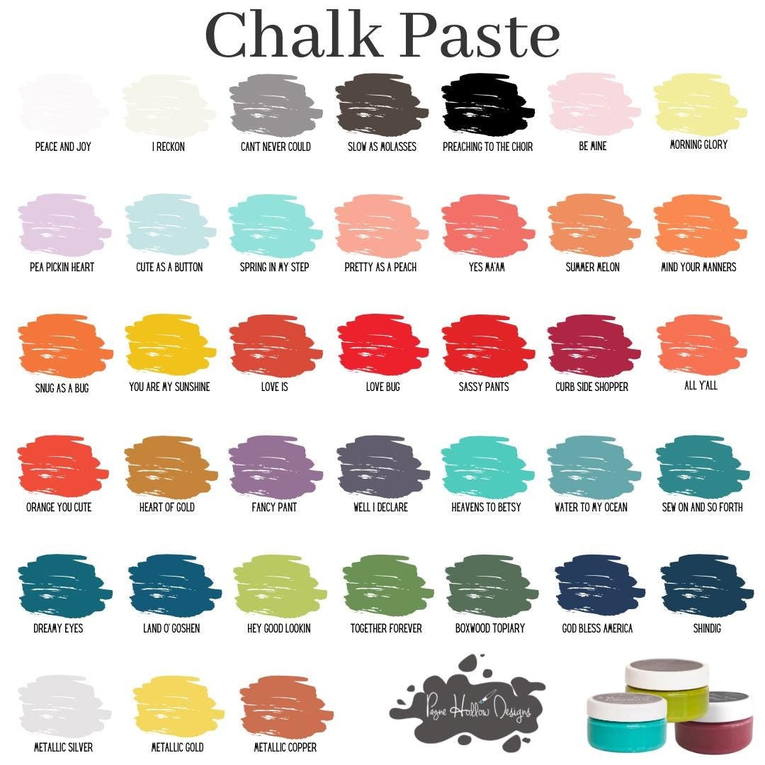 CHALK PASTE • Chalk Paste for Stencils - Etsy