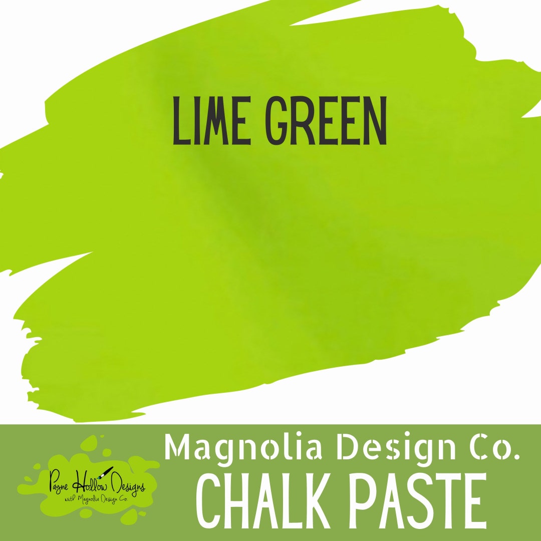 LIME GREEN Chalk Paste Magnolia Design Co. Chalk Paste - Etsy