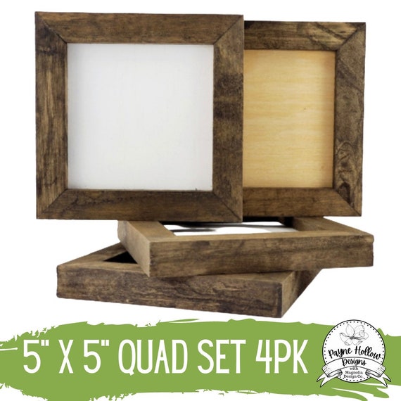 Double Sided BOX SIGNS Quad Set of 4 5 X 5 Magnolia Design - Etsy