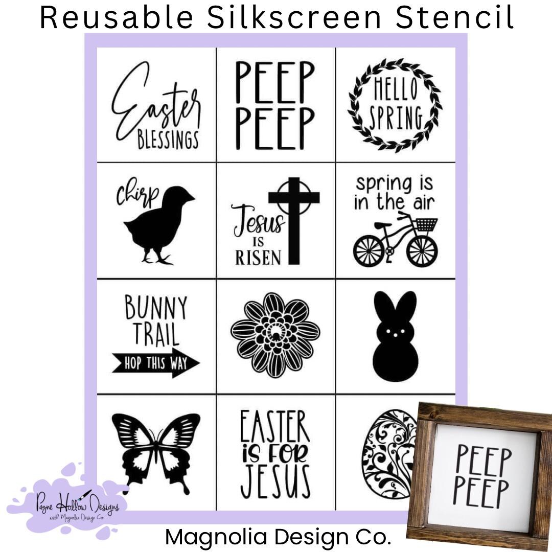 Spring Minis 2022 Stencil • Magnolia Design Co • 8.5 X 11 • Reusable ...