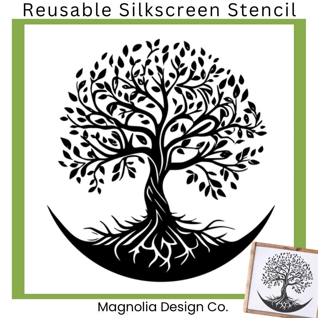 Tree of Life Stencil • Magnolia Design Co • 15 X 15 • Reusable ...