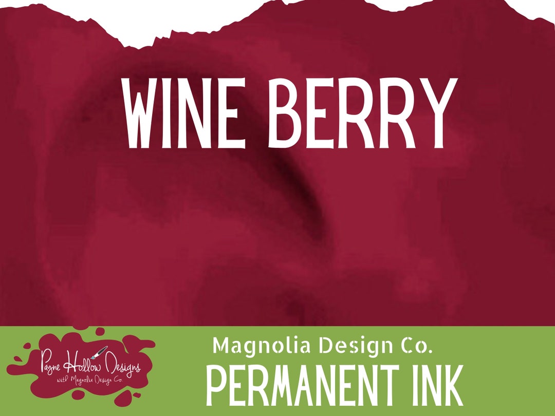 WINE BERRY Permanent Ink Magnolia Design Co Permanent Ink Ink for ...