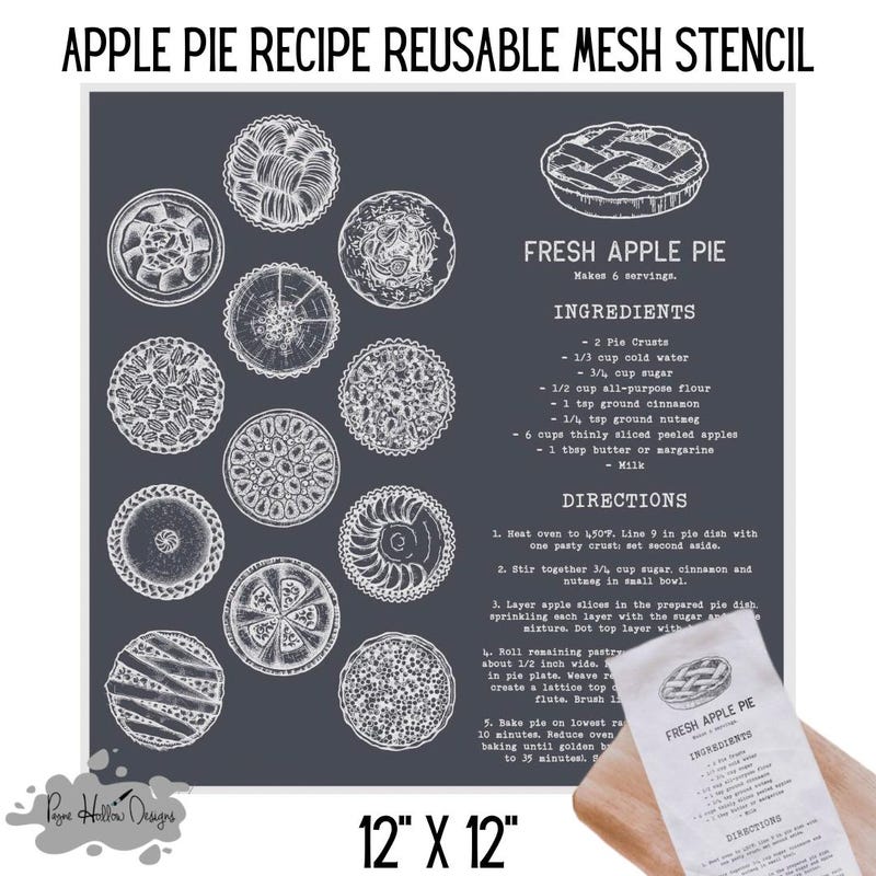 Pie Paper Plates - Etsy