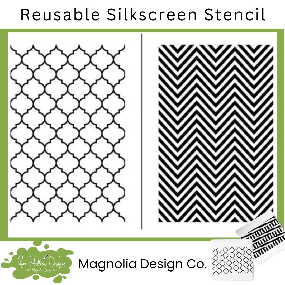 Mini Pattern Arabesque Stencil • Magnolia Design Co • 8.5 X 11 ...