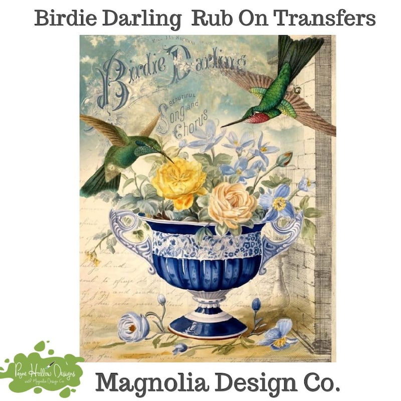 Large Bird Transfer - Etsy
