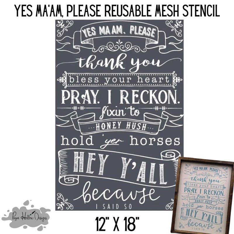Yes Maam Etsy
