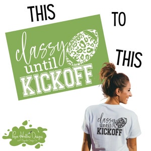 Classy Until Kickoff Stencil • Magnolia Design Co • 8.5 X 11 • Reusable ...