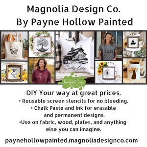 Change is Beautiful Stencil • Magnolia Design Co • 12 X 18 • Reusable ...