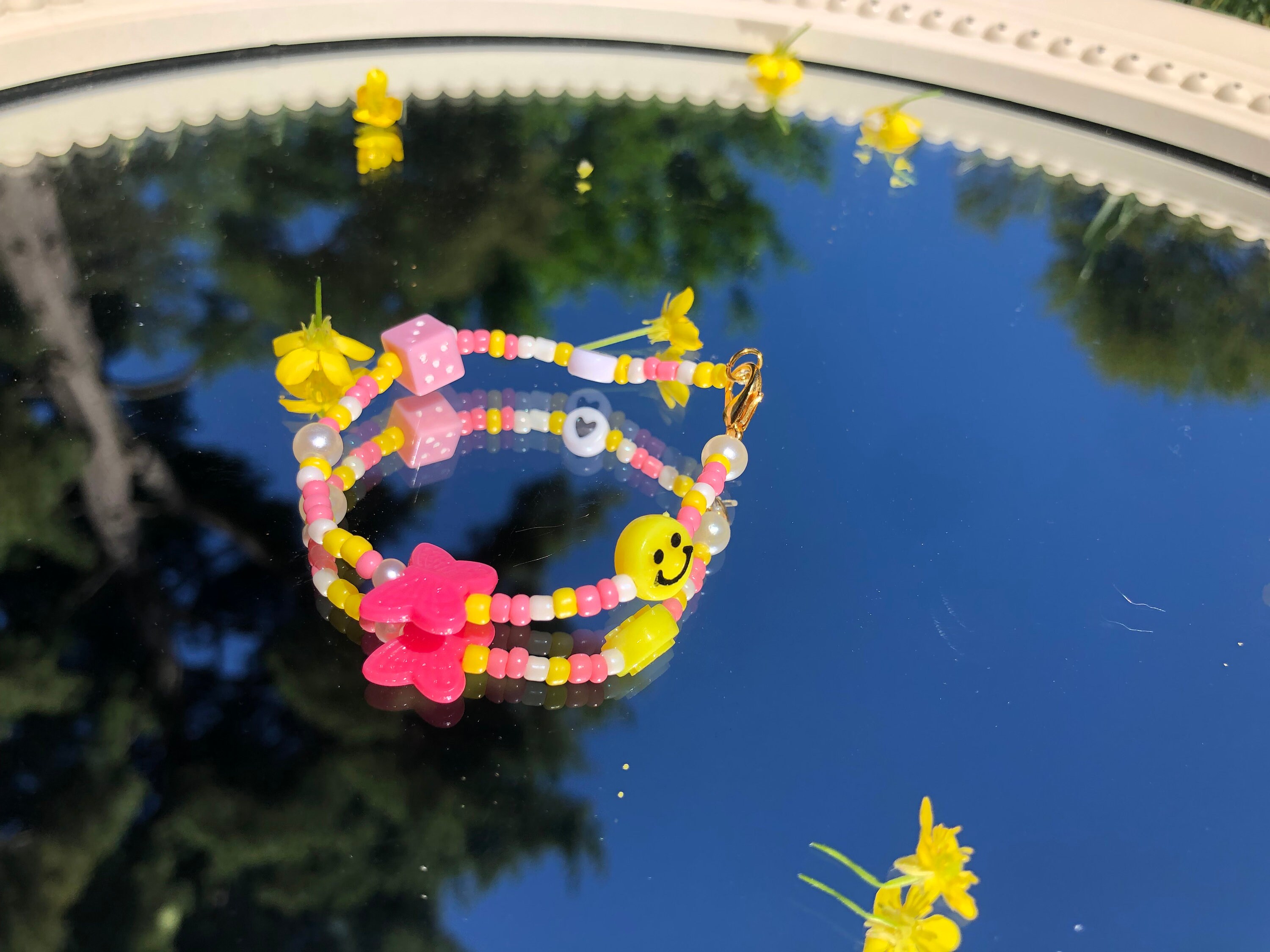 Strawberry Lemonade Bracelet - Etsy