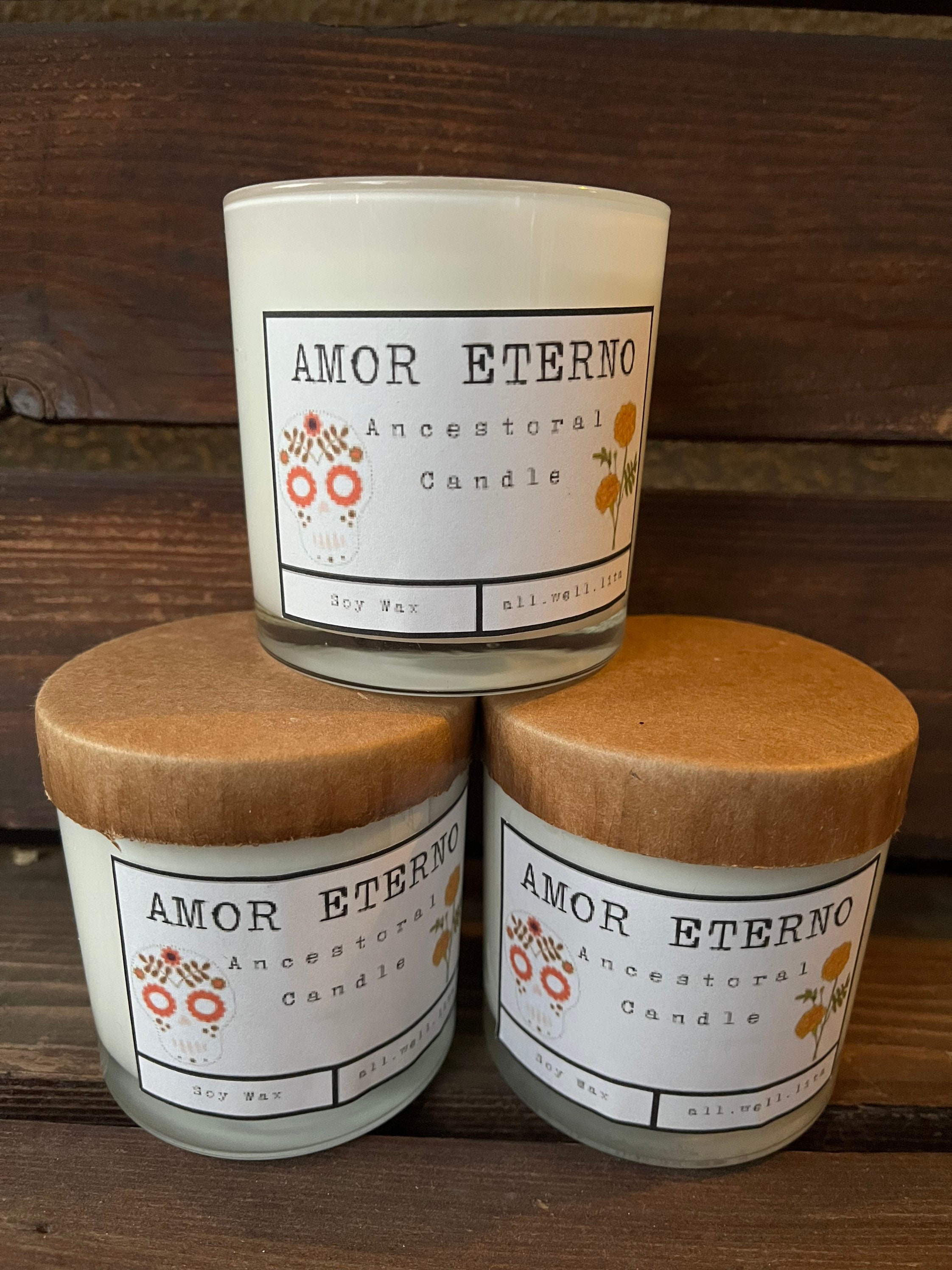 Amor Eterno/ancestor Candle - Etsy