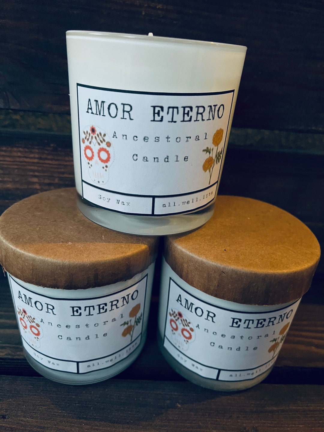 Amor Eterno/ancestor Candle - Etsy