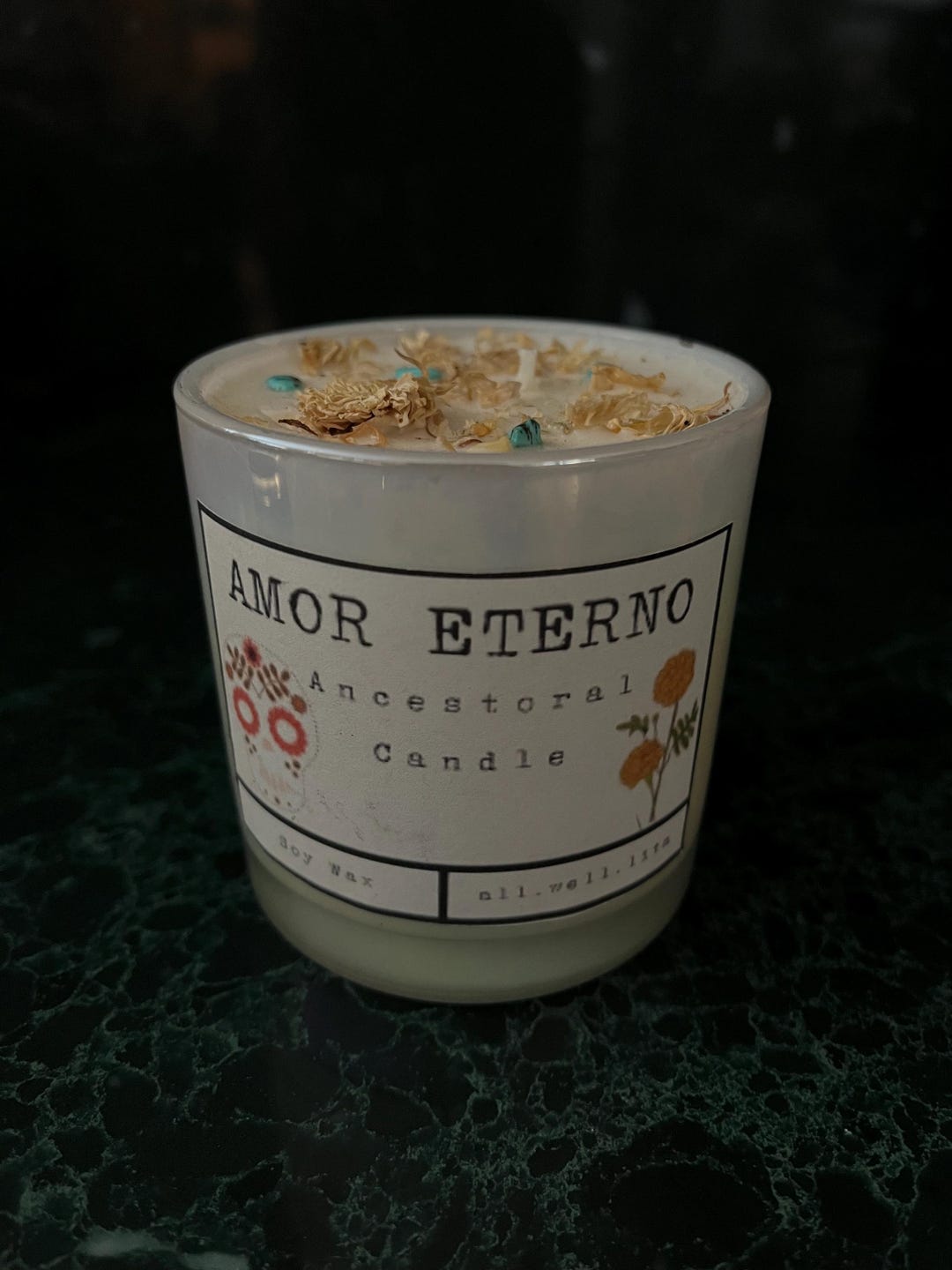 Amor Eterno/ancestor Candle - Etsy