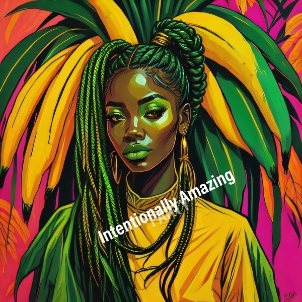 Rasta Girl Png - Etsy